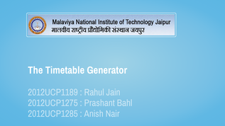 The Timetable Generator.pptx at emaze Presentation