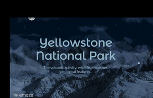 Yellowstone National Park at emaze Presentation