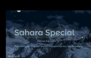 Sahara Special at emaze Presentation