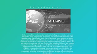 Internet at emaze Presentation