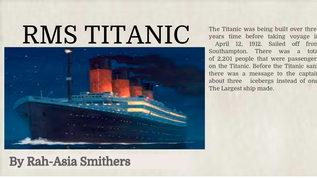 rms titanic at emaze Presentation