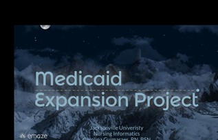 Medicaid Expansion Project at emaze Presentation