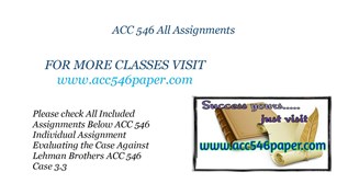 ACC 546 PAPER Possible Is Everything acc546paper.com at emaze Presentation