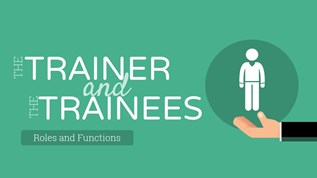Role of Trainer and Trainee at emaze Presentation