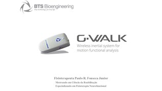 Inertial Sensor BTS G-Walk at emaze Presentation