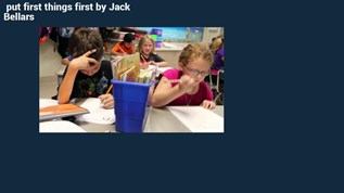 put first things first by jack bellars at emaze Presentation