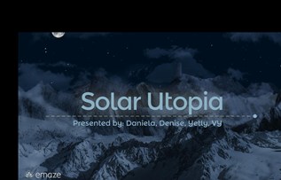 Solar Utopia at emaze Presentation