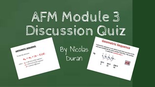AFM Module 3 Discussion Board Quiz at emaze Presentation