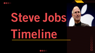 Steve Jobs Timeline at emaze Presentation