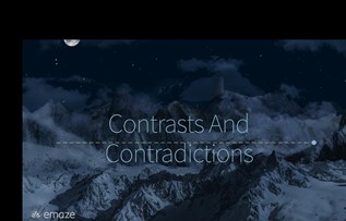 Contrasts And Contradictions at emaze Presentation