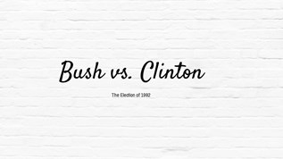 Bush vs.Clinton at emaze Presentation
