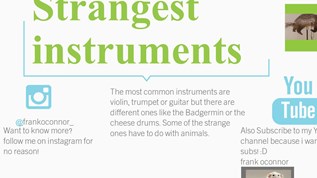 strangest instruments at emaze Presentation