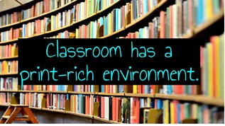 Classroom has a print-rich environment at emaze Photo Album