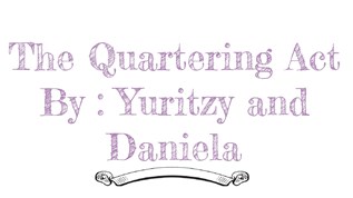 The Quartering Act at emaze Presentation