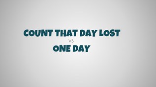 "Count that day lost" at emaze Presentation