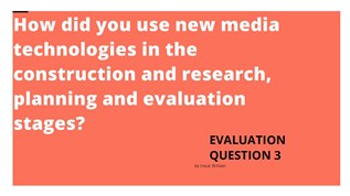 Evaluation Question 3 at emaze Presentation