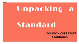 Unpacking a Standard at emaze Presentation