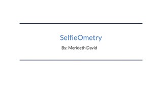 SelfieOmetry at emaze Presentation