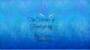 The History of Thanksgiving at emaze Presentation