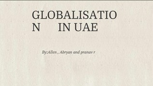 globalization in UAE at emaze Presentation