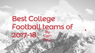 College Football at emaze Presentation