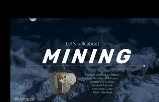 Mining at emaze Presentation