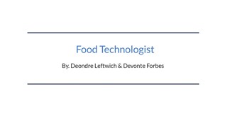 food technologist at emaze Presentation