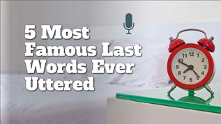 5 Most Famous Last Words Ever Uttered at emaze Presentation
