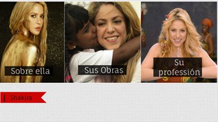 Shakira Spanish Presentation at emaze Presentation