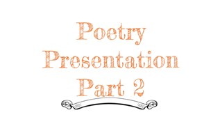 Poetry Part II at emaze Presentation
