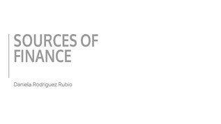 sources of finance at emaze Presentation