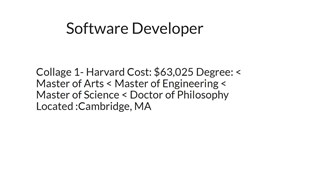 Software Developer at emaze Presentation