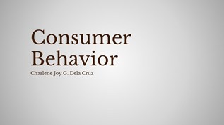 Consumer Behavior at emaze Presentation