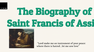 Biography of Francis of Assisi at emaze Presentation