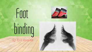 Foot binding at emaze Presentation