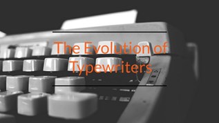 The Evolution of Typewriter's at emaze Presentation