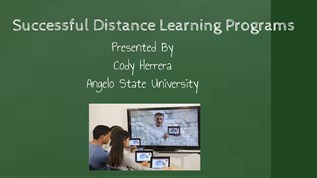 Distance Learning at emaze Presentation
