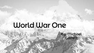 World War One presentation at emaze Presentation