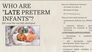 Late Term Infants at emaze Presentation