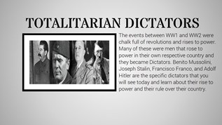 Totalitarian Dictators at emaze Presentation