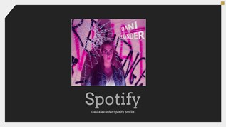 Spotify artist profile at emaze Presentation