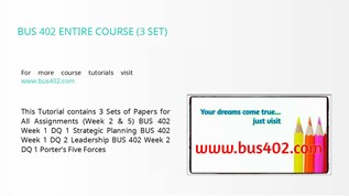 BUS 402 Successful Learning bus402.com at emaze Presentation