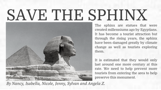 Save the sphinx at emaze Presentation