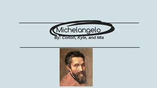Michelangelo at emaze Presentation