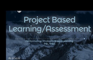 Project Based Learning at emaze Presentation