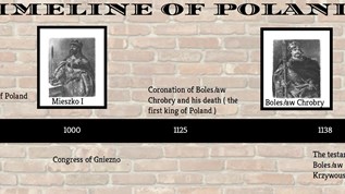 Timeline of Poland at emaze Presentation