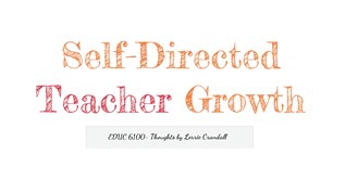 Self-Directed Teacher Growth at emaze Presentation