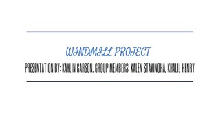 WINDMILL at emaze Presentation