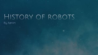 History of Robots at emaze Presentation