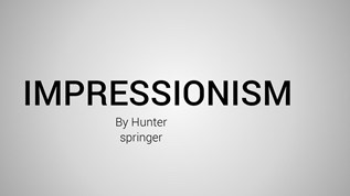 impressionism at emaze Presentation